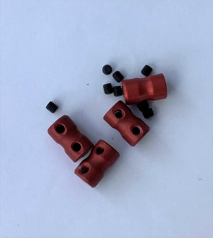 S88R S601/R - Wire Collars Double 2.1mm Stop Rings Red ( x4) – FG Supply